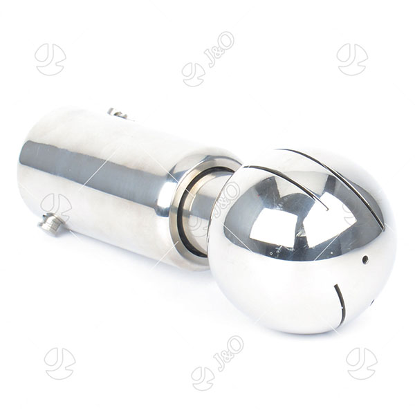 Sanitary Stainless Steel Bolted Rotary Cleaning Ball, China Hygienic ...