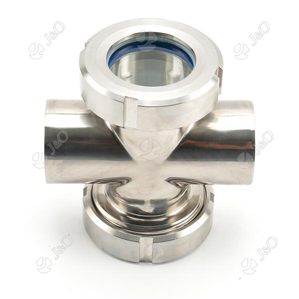 Sanitary Stainless Steel Cross Welded Sight Glass, China Cross Sight ...