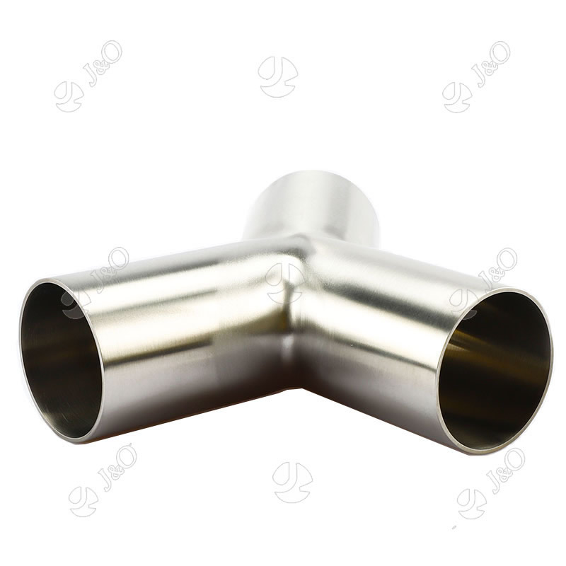 3A Stainless Steel Sanitary Tube Welded Y Tee, China Sanitary Y Tee ...