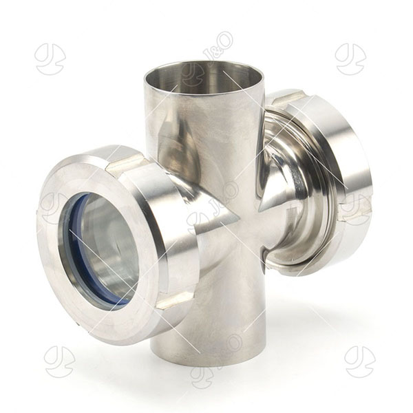 Sanitary Stainless Steel Cross Welded Sight Glass, China Cross Sight ...