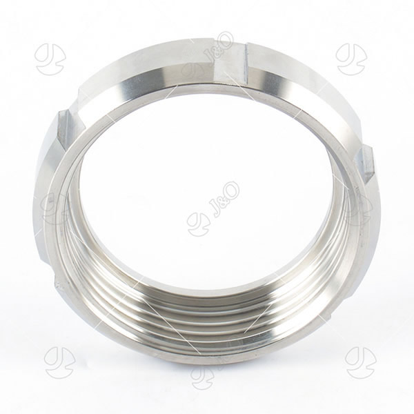 SMS-13R Sanitary Stainless Steel Round Union Nut, China SMS Nut, SMS ...