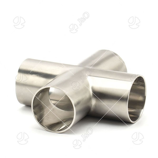 3A Sanitary Stainless Steel Butt Weld Long Cross, China Sanitary ...
