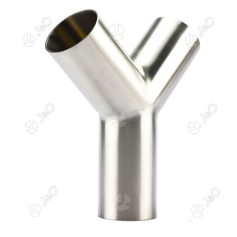 3A Stainless Steel Sanitary Tube Welded Y Tee, China Sanitary Y Tee, Hygienic Weld Y Tee ...