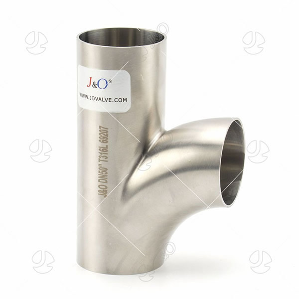 Stainless Steel Sanitary Y Type Welded Tee, China Y Type Tee, Sanitary Y Tee, Hygienic Stainless ...