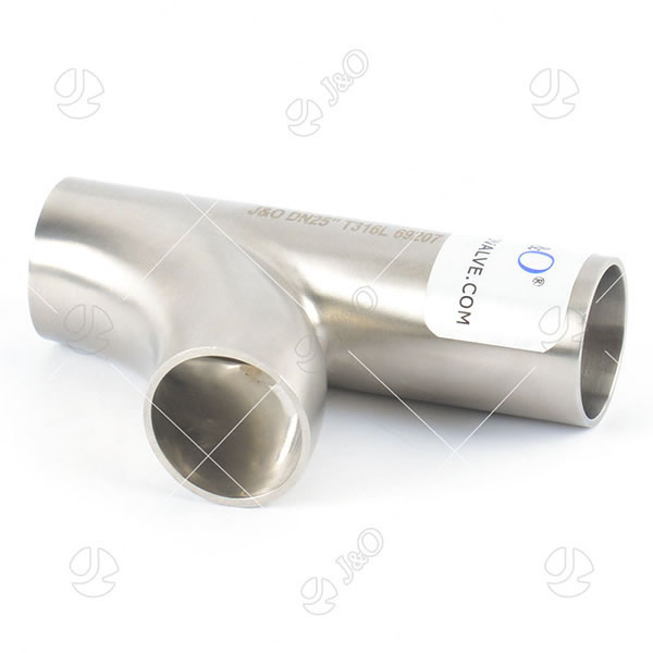 Stainless Steel Sanitary Y Type Welded Tee, China Y Type Tee, Sanitary Y Tee, Hygienic Stainless ...