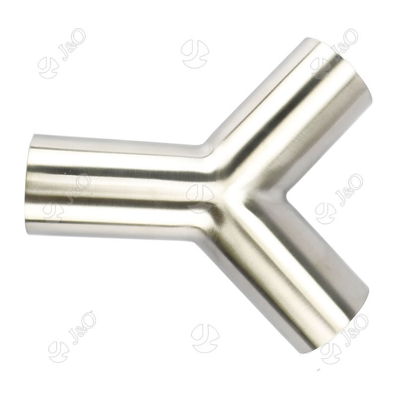 3A Stainless Steel Sanitary Tube Welded Y Tee, China Sanitary Y Tee ...