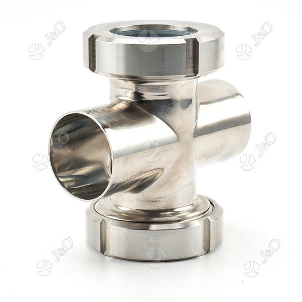 Sanitary Stainless Steel Cross Welded Sight Glass, China Cross Sight ...