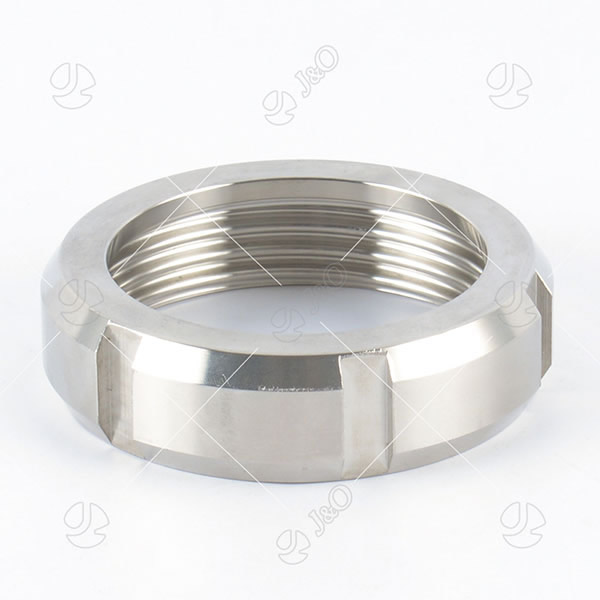 SMS-13R Sanitary Stainless Steel Round Union Nut, China SMS Nut, SMS ...