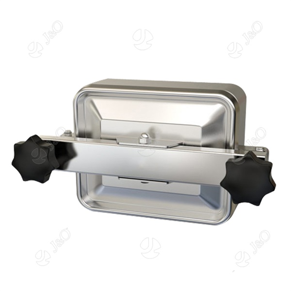 Sanitary Stainless Steel Rectangular Manhole Cover With One ...