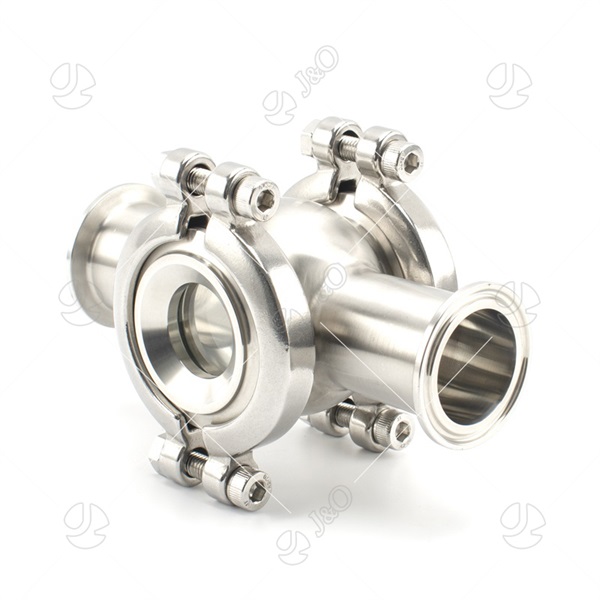 Sanitary Stainless Steel Cross Type Clamped Sight Glass, China Cross ...