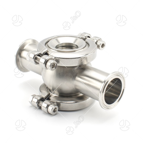Sanitary Stainless Steel Cross Type Clamped Sight Glass, China Cross ...