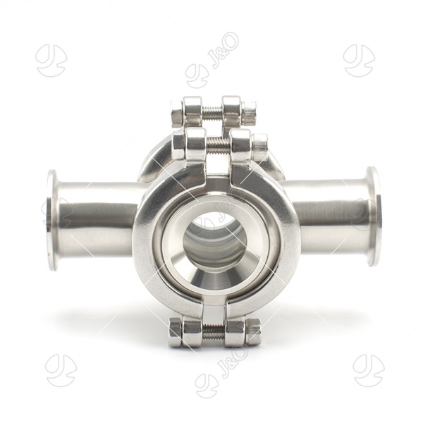 Sanitary Stainless Steel Cross Type Clamped Sight Glass, China Cross ...