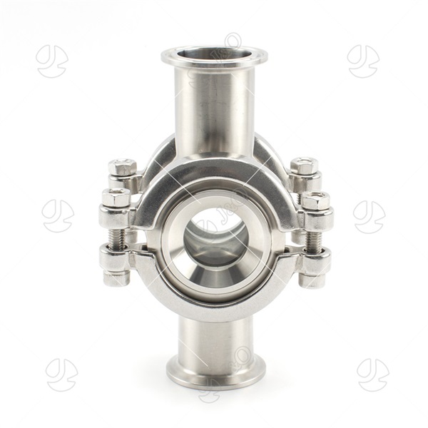 Sanitary Stainless Steel Cross Type Clamped Sight Glass, China Cross ...