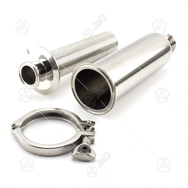 Sanitary Stainless Steel Tri Clamp Straight Filter With Wedge Wire ...