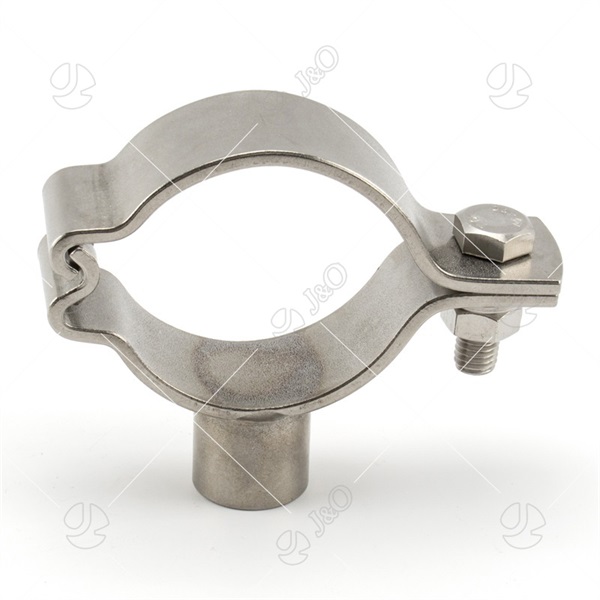 Sanitary Stainless Steel Pipe Holder Bossed Clamp, China Bossed Clamp ...
