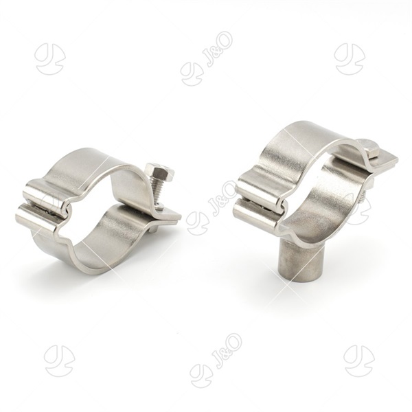 Sanitary Stainless Steel Pipe Holder Bossed Clamp, China Bossed Clamp ...