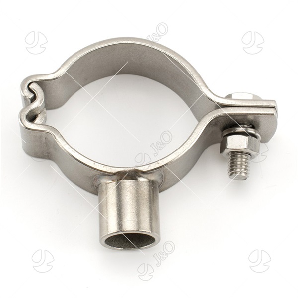 Sanitary Stainless Steel Pipe Holder Bossed Clamp, China Bossed Clamp ...