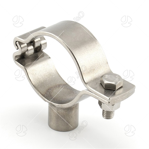 Sanitary Stainless Steel Pipe Holder Bossed Clamp, China Bossed Clamp ...