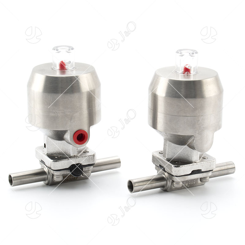 Mini Sanitary Pneumatic Welding Diaphragm Valve, China Pneumatic ...